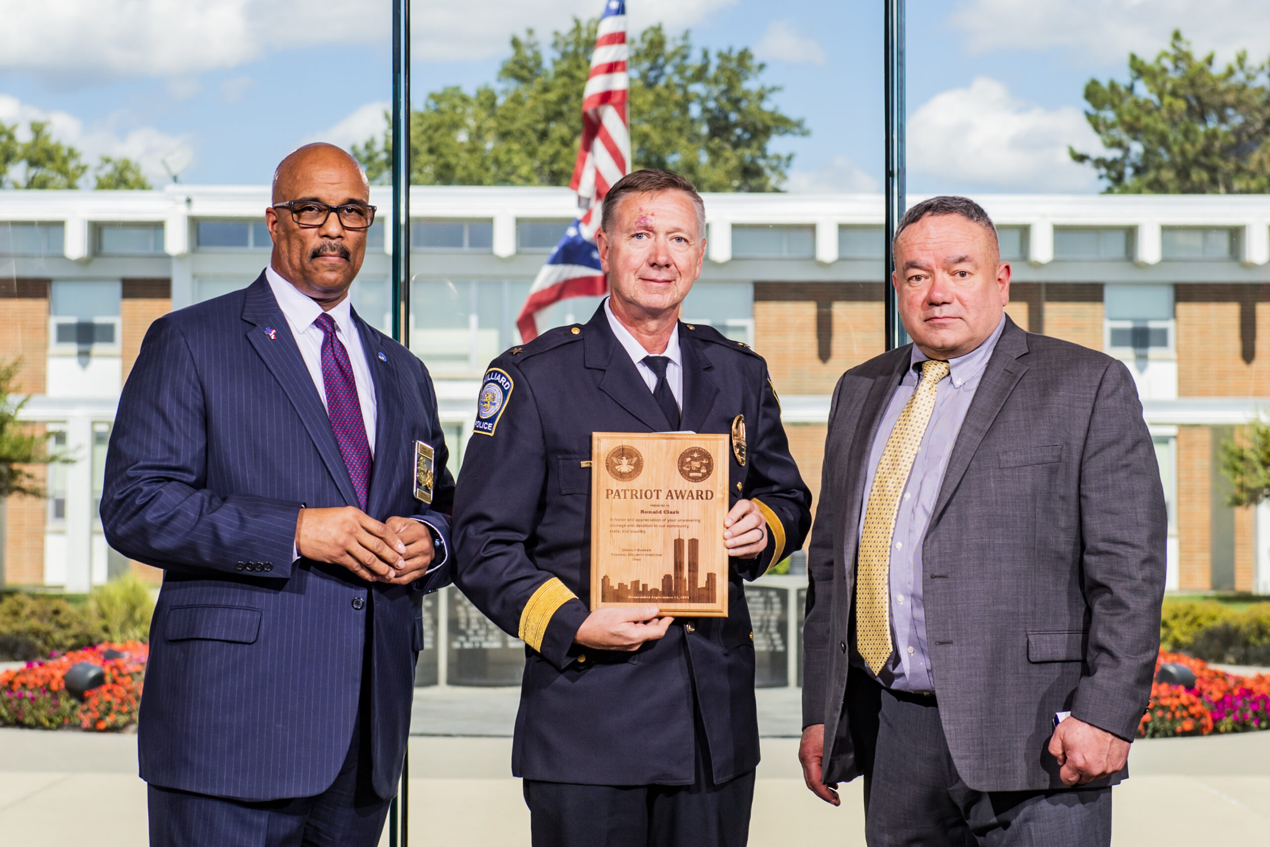 Deputy Chief Clark receives TSA’s Patriot Award - City of Hilliard