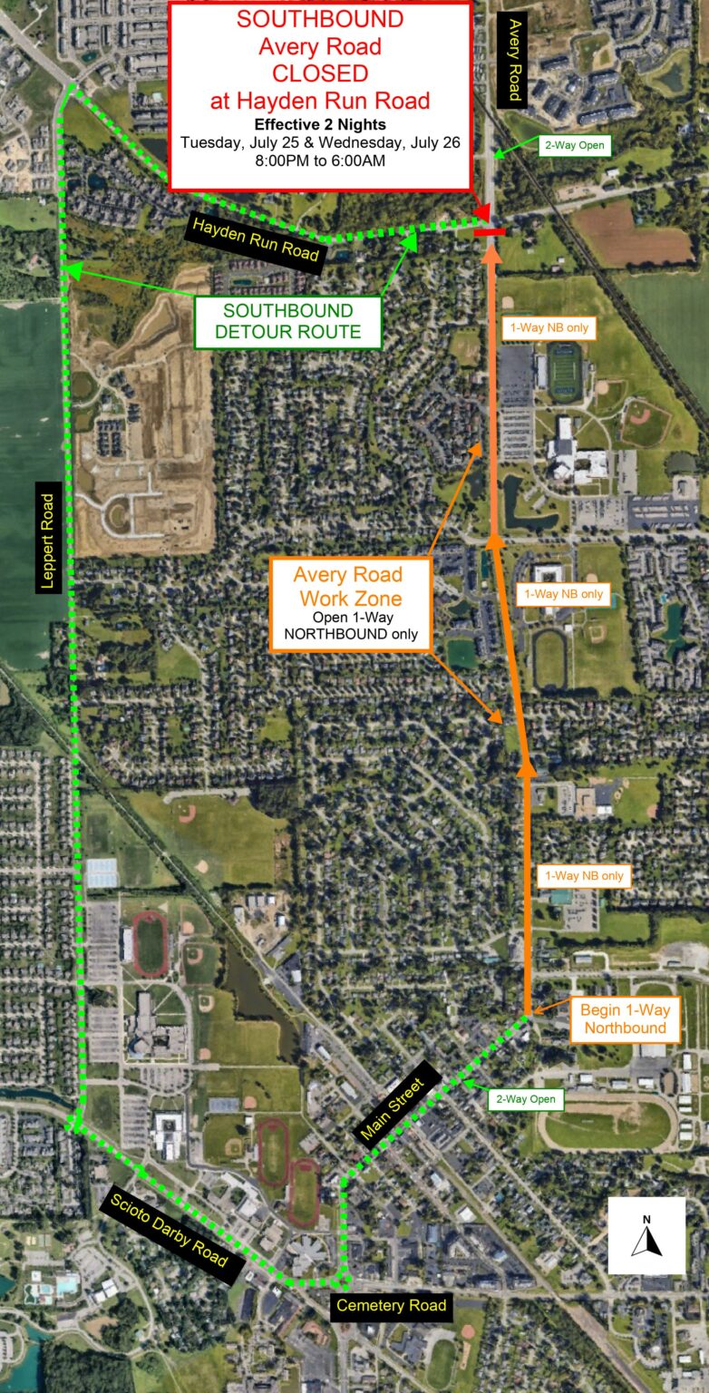 Improvements Coming to Leap Road and Avery Road: Closure and Detour ...