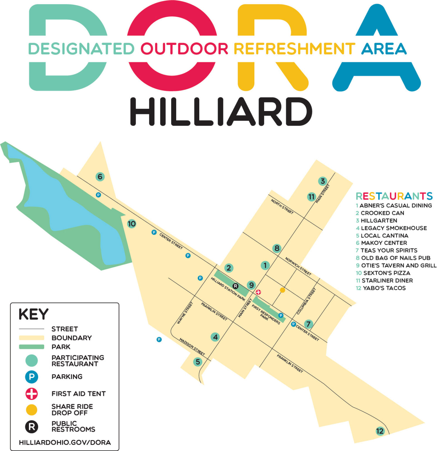 Designated Outdoor Refreshment Area (DORA) - City of Hilliard